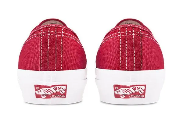 VANS Og Authentic Lx Low Top Sneakers - Red/true White