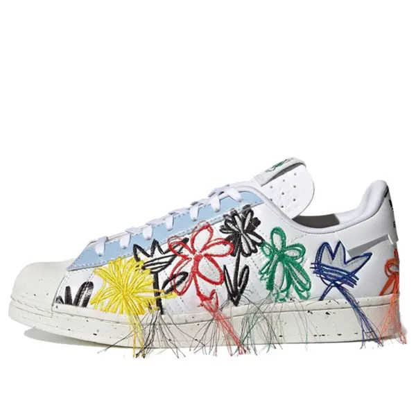 Adidas X Sean Wotherspoon Superstar "superearth" Sneakers - Cloud White