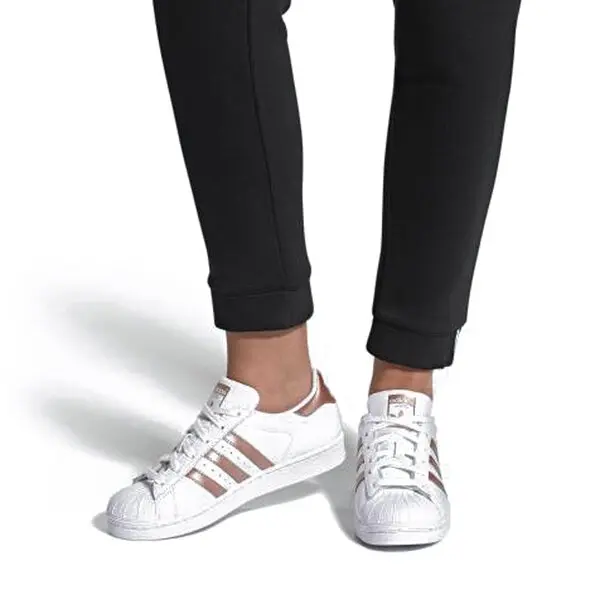 Adidas Superstar "copper Metal" Sneakers - Ftwwht/coppmt/cblack