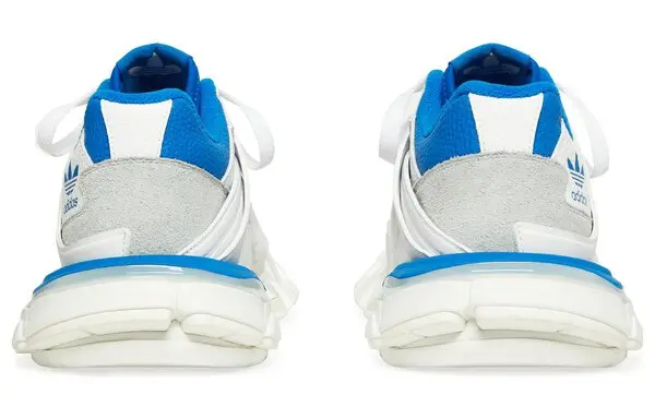 Adidas Originals X Balenciaga Track Forum Sneakers - Grey/royal Blue