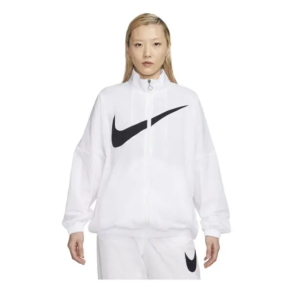 Nike Essential Woven Jacket - White/black