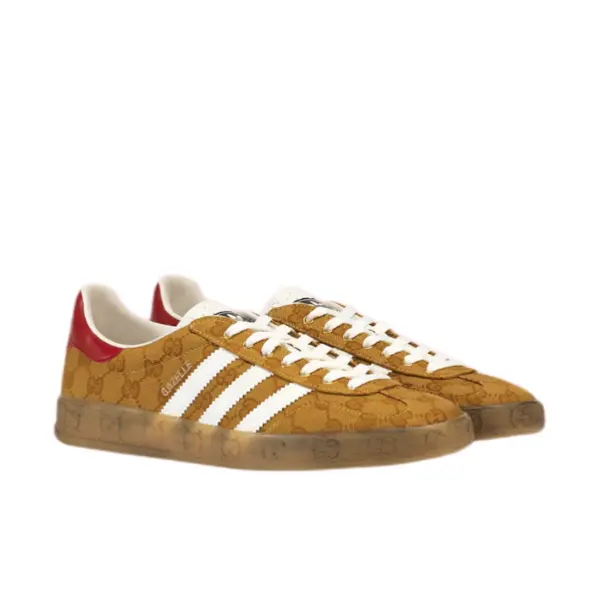 Adidas X Gucci Gazelle Gg Monogram Sneakers