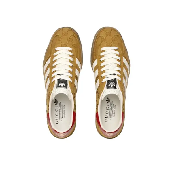Adidas X Gucci Gazelle Gg Monogram Sneakers