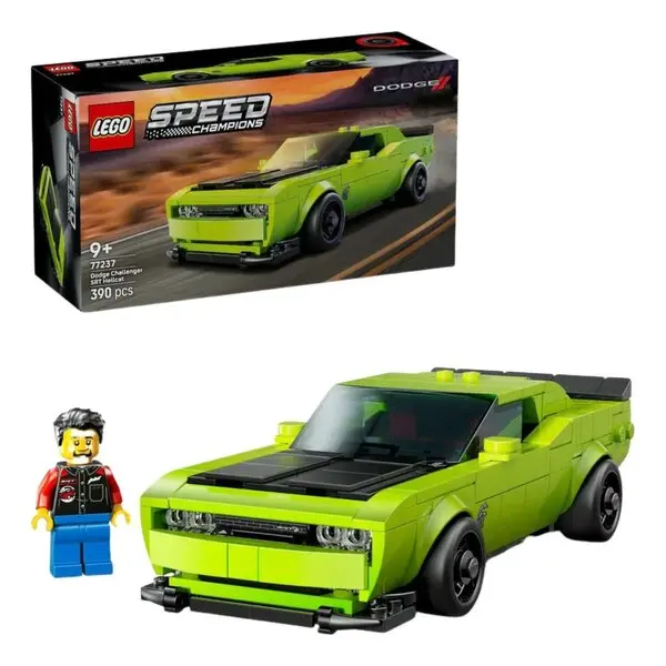 Lego Speed Champions Dodge Challenger Srt Hellcat Sports Car - Multi-color