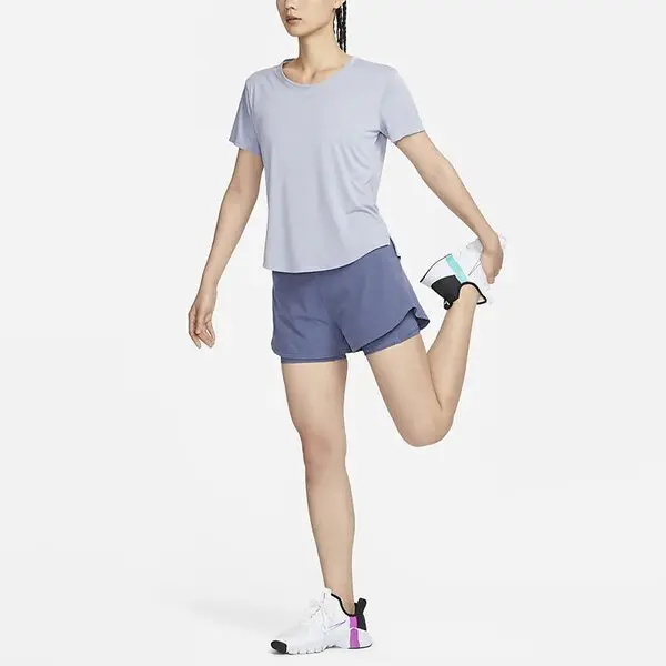 Nike Dri-fit Bliss 2-in-1 Shorts - Purple