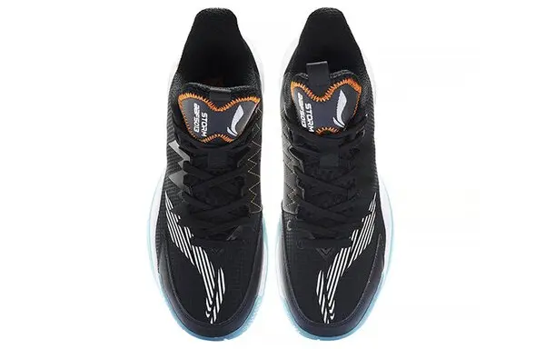 LI-NING Badfive Storm 1 Low Sneakers - Black/orange/blue