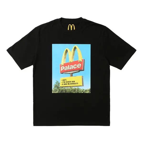 PALACE X Mcdonald's Sign T-shirt - Black