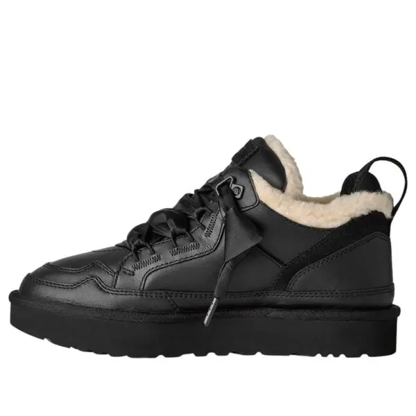 UGG Lowmel Leather Sneakers - Black