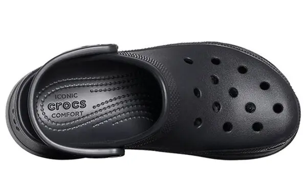 CROCS Platform Clogs - Black