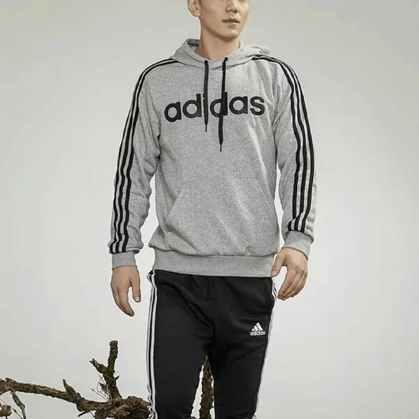 Adidas Long Sleeves Stay Warm Fleece Lined Gray