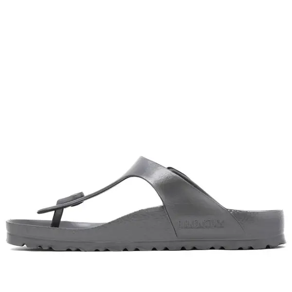 BIRKENSTOCK Gizeh Essentials Eva Metallic Sandals - Grey