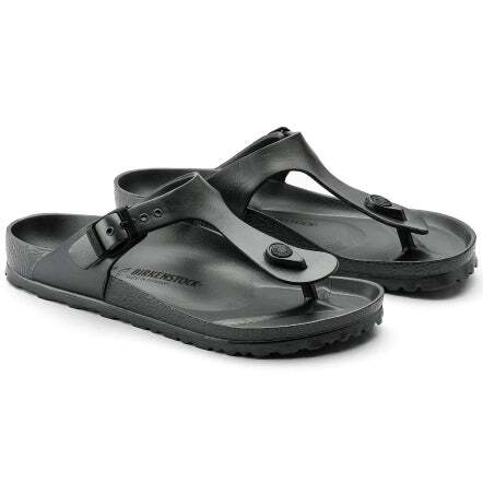 BIRKENSTOCK Gizeh Essentials Eva Metallic Sandals - Grey