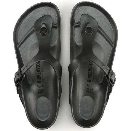 BIRKENSTOCK Gizeh Essentials Eva Metallic Sandals - Grey