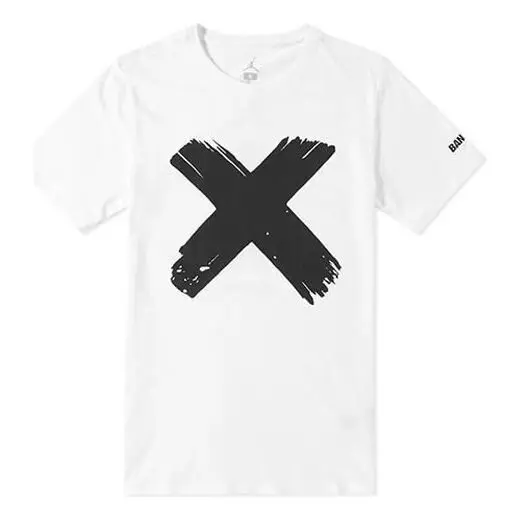 JORDAN 1 Banned Short Sleeve T-shirt - White