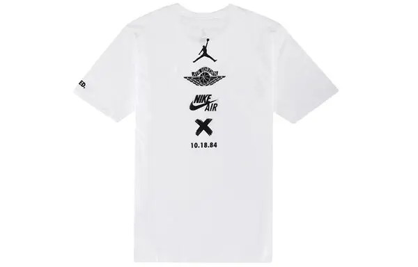 JORDAN 1 Banned Short Sleeve T-shirt - White