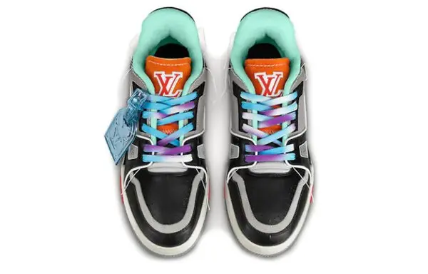 LOUIS VUITTON Trainers - Black/teal/red