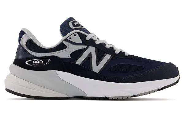 NEW BALANCE 990 V6 Athletic Sneakers - Navy/grey