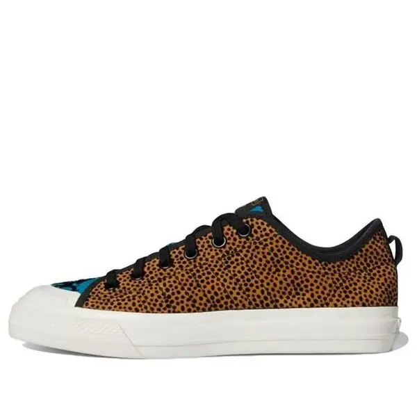 Adidas Nizza Rf Leopard Low Top Sneakers - Blue/brown