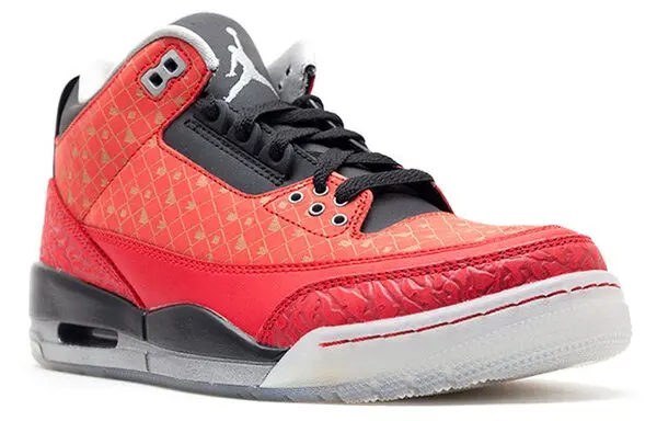 JORDAN 3 Retro 'doernbecher' 2013 Mid Top Sneakers - Red