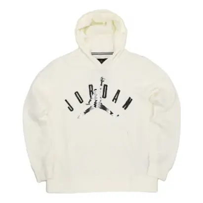 JORDAN Flight Mvp Fleece Pullover Hoodie - Sail/black