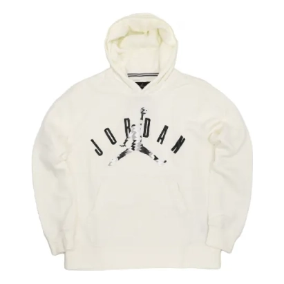 JORDAN Flight Mvp Fleece Pullover Hoodie - Sail/black