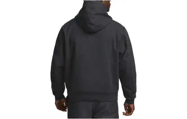 Nike Zip-up Hooded Jacket With Long Sleeves