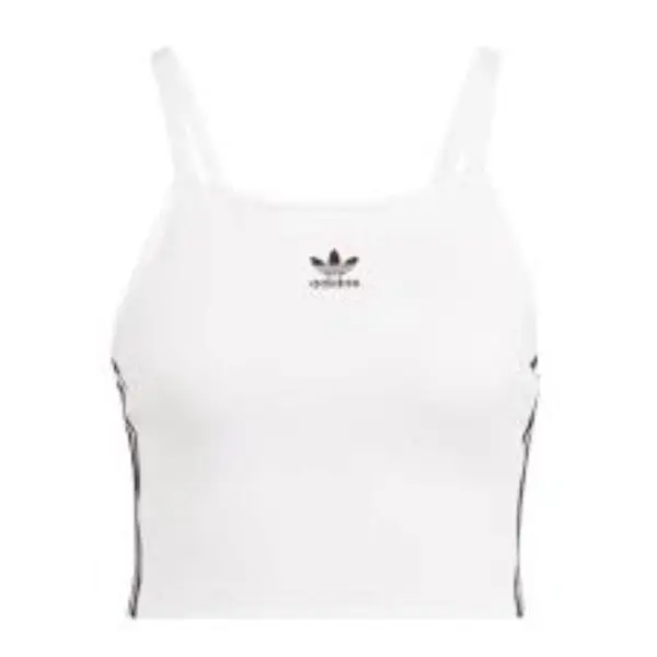 Adidas Adicolor 3-stripes Crop Top - White