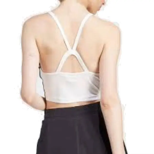 Adidas Adicolor 3-stripes Crop Top - White