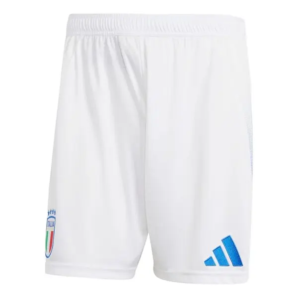 Adidas Italy 24 Home Football Shorts - White
