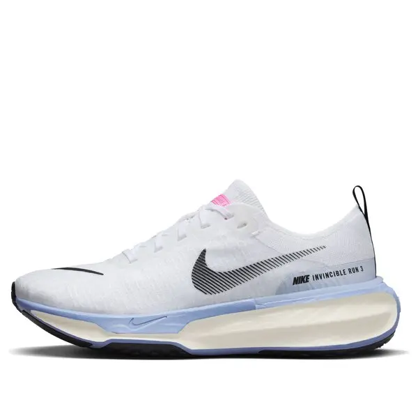 Nike Zoomx Invincible Run Flyknit 3 Athletic Sneakers - White/blue