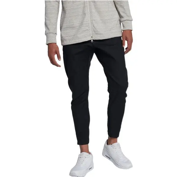 Nike Solid Color Training Sports Pants/trousers/joggers Black