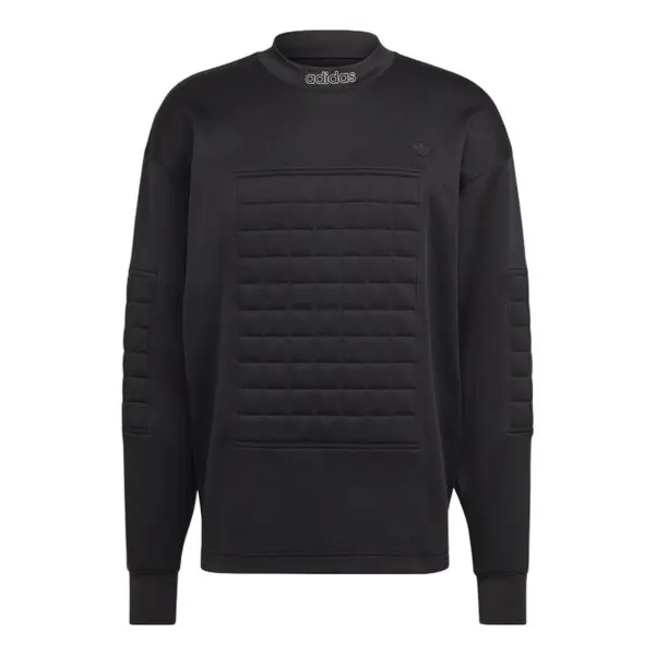 Adidas Originals Logo Round Neck Long Sleeve Top