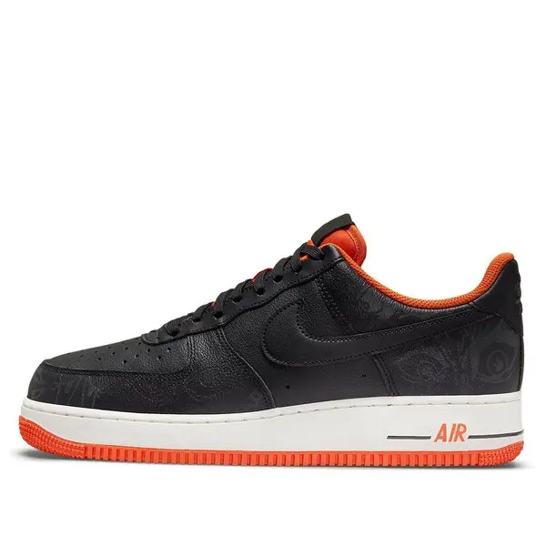 Nike Force 1 '07 Premium "halloween" Sneakers - Black/starfish/sail
