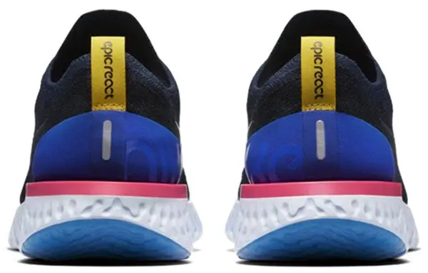 Nike Epic React Flyknit Athletic Sneakers - Navy