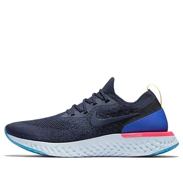 Nike Epic React Flyknit Athletic Sneakers - Navy