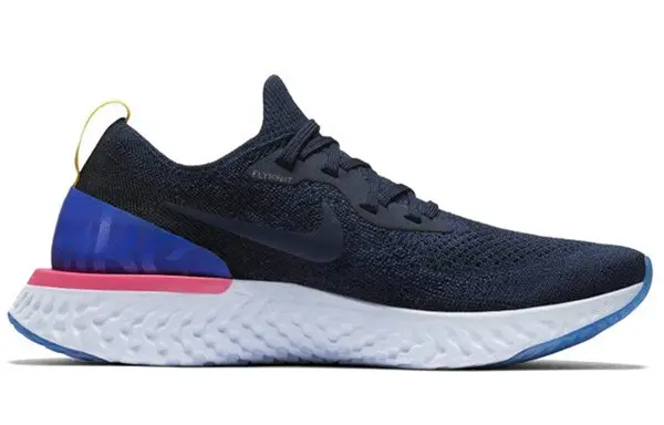 Nike Epic React Flyknit Athletic Sneakers - Navy