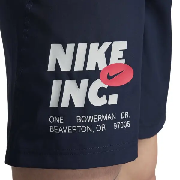 Nike Dri-fit 7" Fitness Shorts - Navy/white
