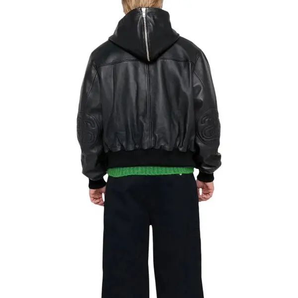StÜssy Ss Link Leather Bomber