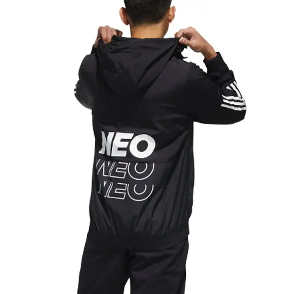 Adidas Neo Windbreaker Jacket - Black