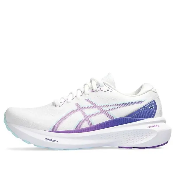 Asics Gel-kayano 30 Athletic Sneakers - White/cyber Grape