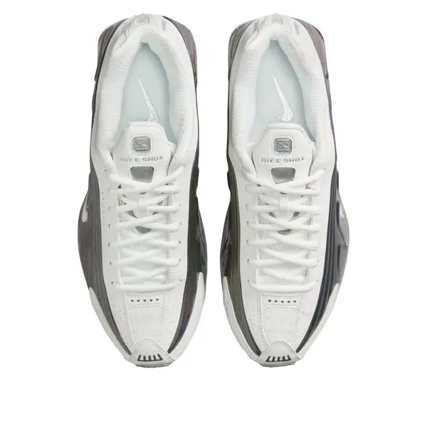Nike Shox R4 Sneakers - Summit White/hydrangea/metallic Silver