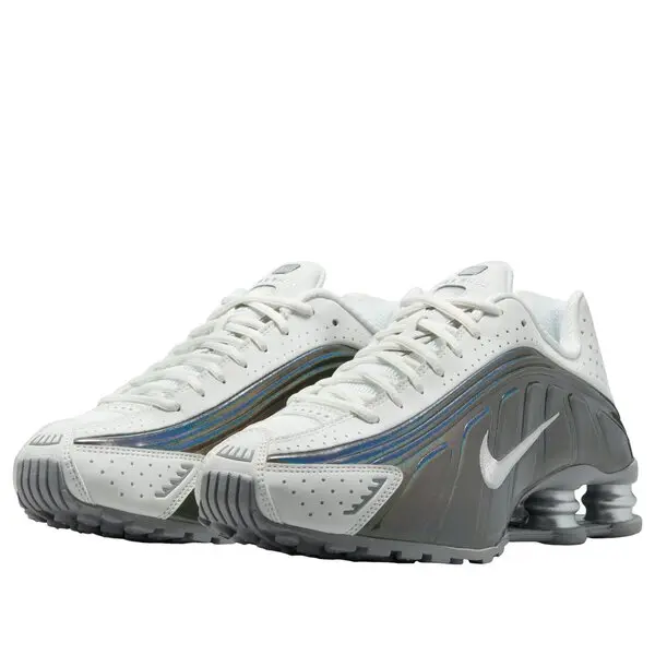 Nike Shox R4 Sneakers - Summit White/hydrangea/metallic Silver