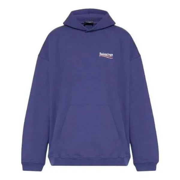 Balenciaga Political Campaign Hoodie - Blue