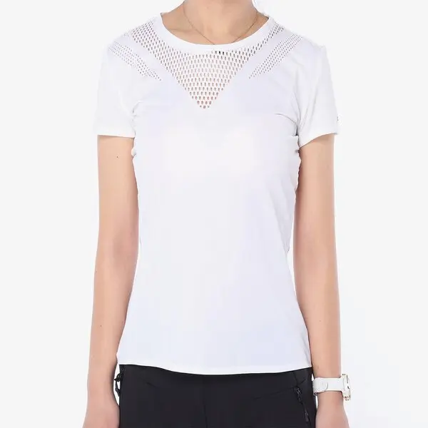 Adidas Mesh Hollow Out Casual Sports Short Sleeve Shirt