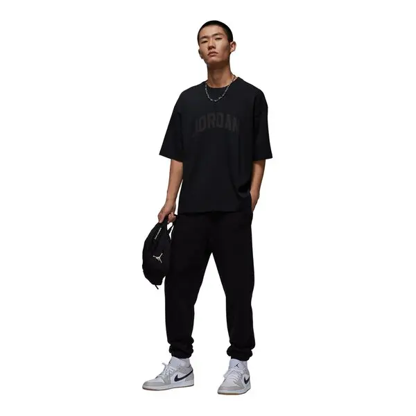JORDAN Flight Essentials T-shirt Relaxed Fit - Black