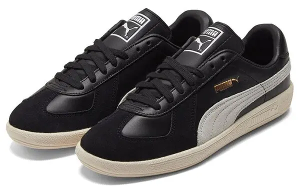 PUMA Army Trainer Low Top Sneakers - Black/white/gray