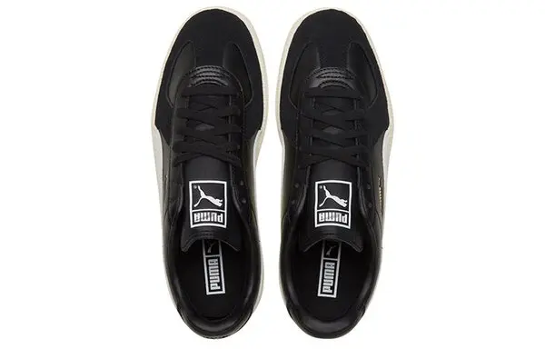 PUMA Army Trainer Low Top Sneakers - Black/white/gray