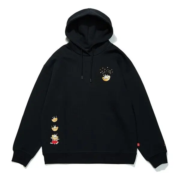 LI-NING Rijindoujin Cartoon Graphic Hoodie - Black/multi-color