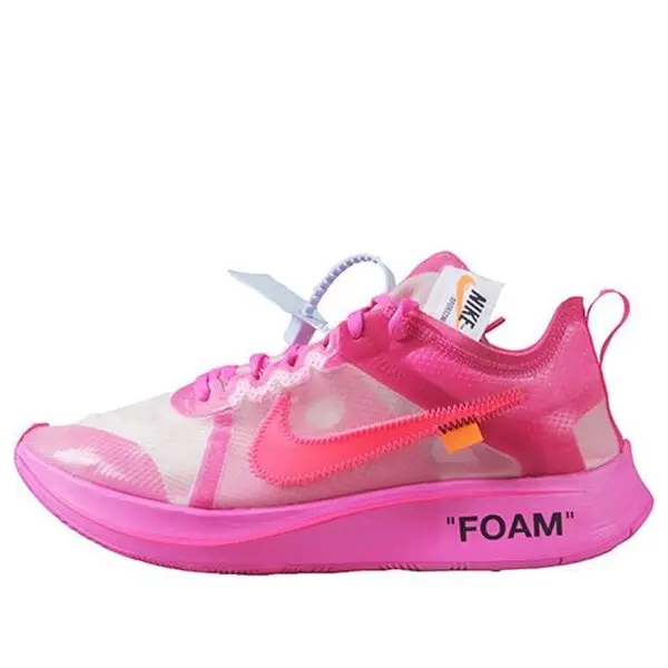 Nike Off-white X Zoom Fly Sp "tulip " Sneakers - Pink