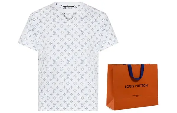 LOUIS VUITTON Ss22 Collar Chain Logo Short Sleeve